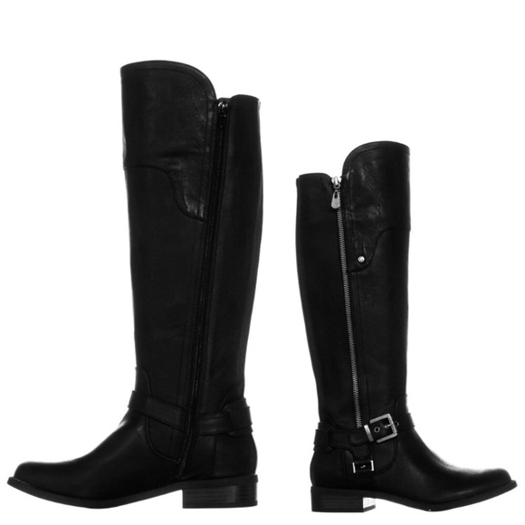 Guess | Shoes | Guess Harson Riding Boots Wide Calf Tall Knee High Full ...